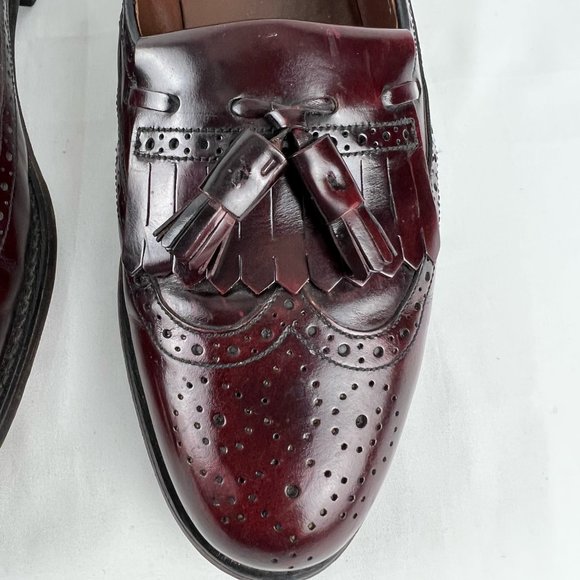 Hanover | Shoes | Hanover Masterflex Mens Leather Loafers Tassel Dress ...